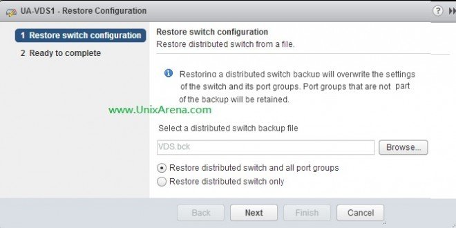 Vsphere Distributed Switch Configuration Copies Unixarena