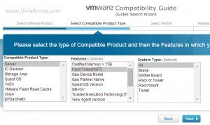 VMware Hardware Compatibility Guide - UnixArena