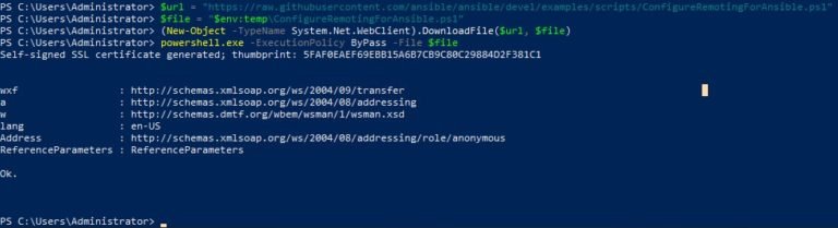 Ansible Configure Windows Servers As Ansible Client Winrm Unixarena