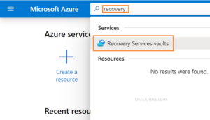 How to Enable Azure native backup for Linux & Windows VM? - UnixArena