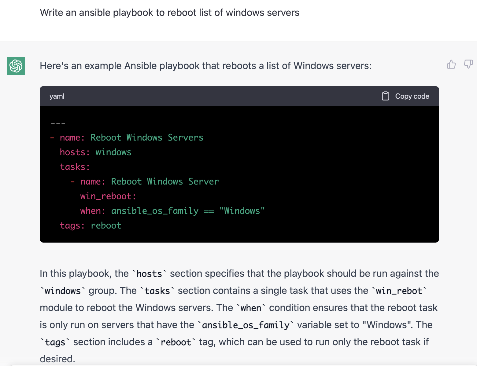 How To Create An Ansible Playbook Quickly Use Chatgpt Unixarena